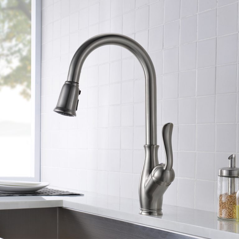 Single Handle Pull-Down Kitchen Faucet -KSK1114 – Oakland