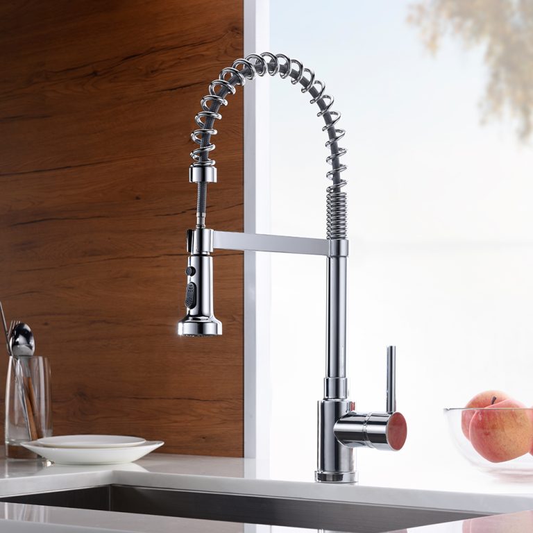 Single Handle Pull-Down Kitchen Faucet – KSK1115 – Oakland