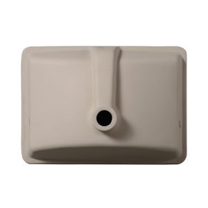 18″ x 12″ Rectangular Undermount Ceramic Bathroom Sink with Overflow ...