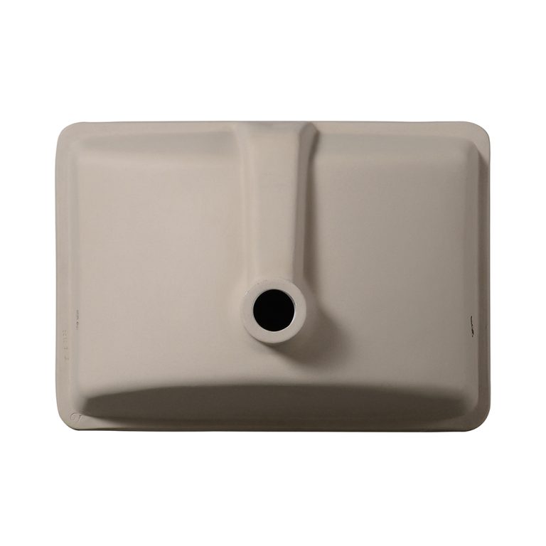 18″ x 12″ ADA Rectangular Undermount Ceramic Bathroom Sink with ...