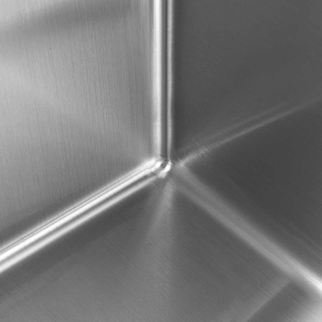 22″ Handmade Undermount Single Bowl Stainless Steel Kitchen Sink – Oakland