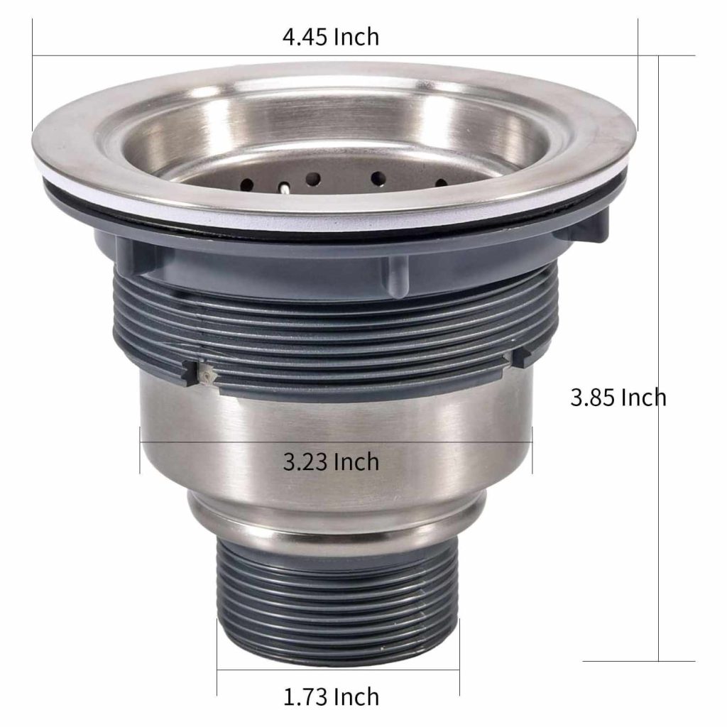 3.5″ S S Sink Strainer With Basket – Oakland