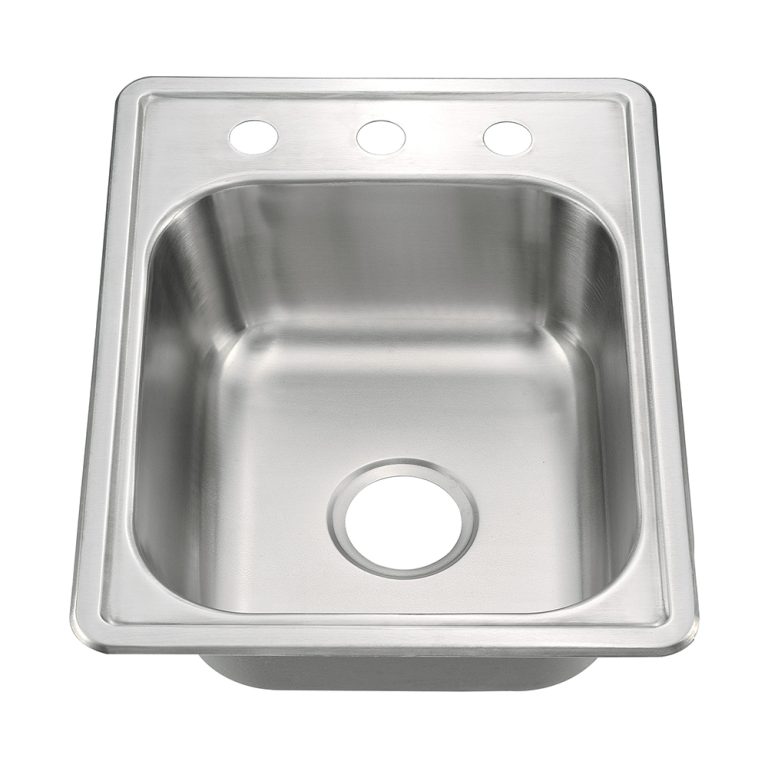 17″ Fabricated Stainless Steel Kitchen Sink – Oakland