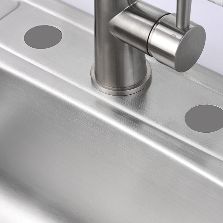 25″x22″x6″ Drop-In Top Mount Stainless Steel Single Bowl Kitchen Sink ...