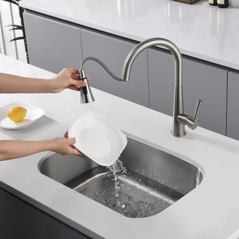23″ Undermount Stainless Steel Single Bowl Kitchen Sink – Oakland
