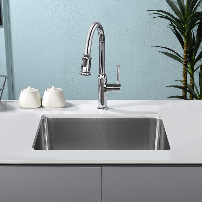 23″ Undermount Stainless Steel Small Radius Bowl Kitchen Sink – Oakland