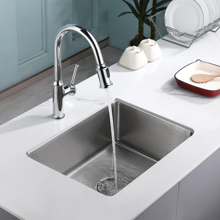 23″ Undermount Stainless Steel Small Radius Bowl Kitchen Sink – Oakland