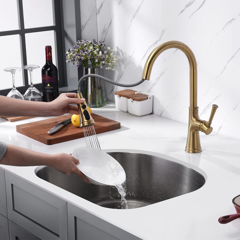 23″ D Shape Undermount Stainless Steel Single Bowl Kitchen Sink – Oakland